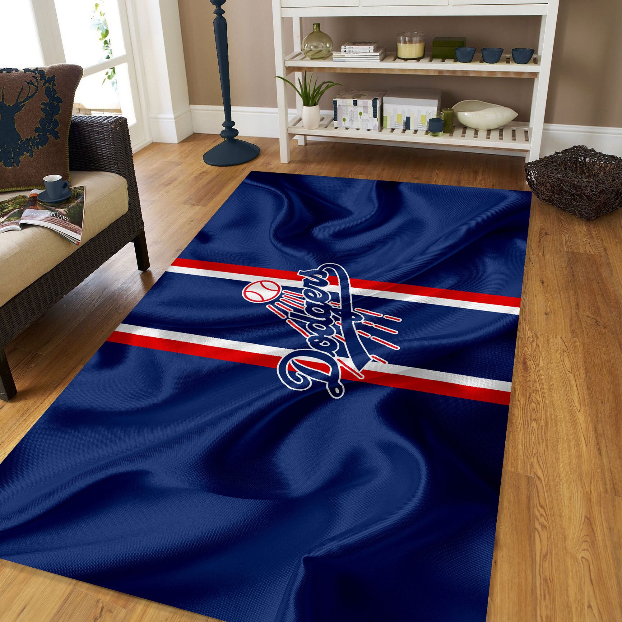 Los Angeles Dodgers Rug, MLB Rug, Baseball Rug, Sports Rug, Christmas ...