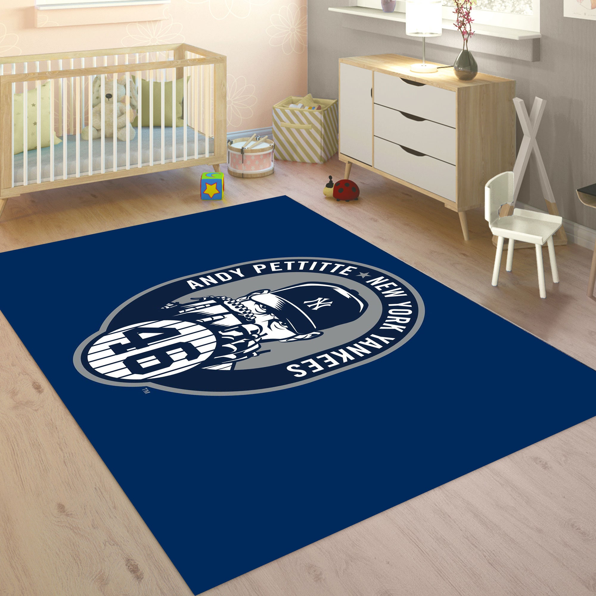 New York Yankees Rug, MLB Rug, Baseball Rug, Sports Rug, Christmas Gift ...