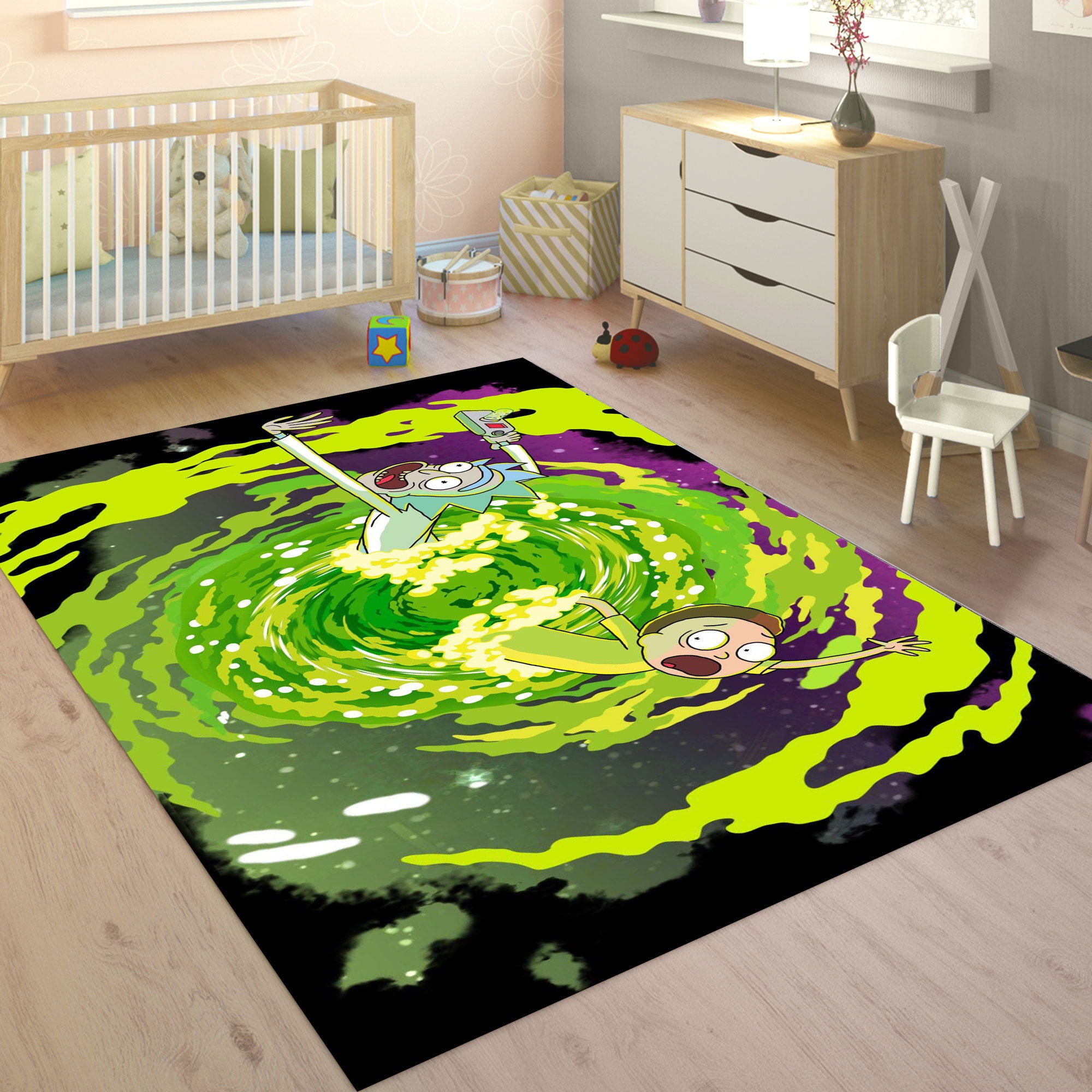 Rick and Morty Rug , Rick and Morty Portal, Rick and Morty Artwork ...