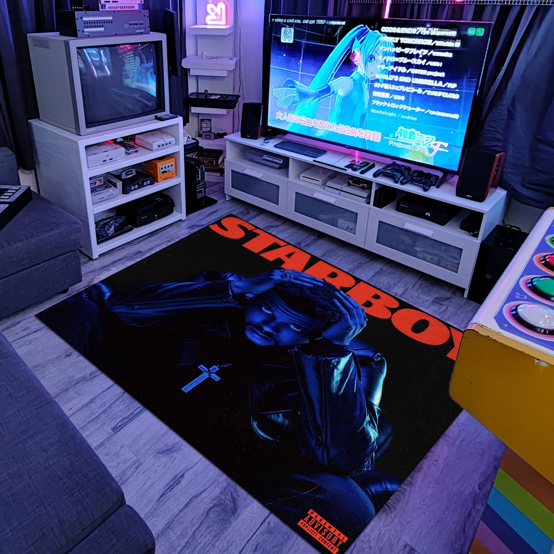 Starboy Rug,the Weeknd Rug,music Art Rug,musician Rug,rapper Rug,art ...