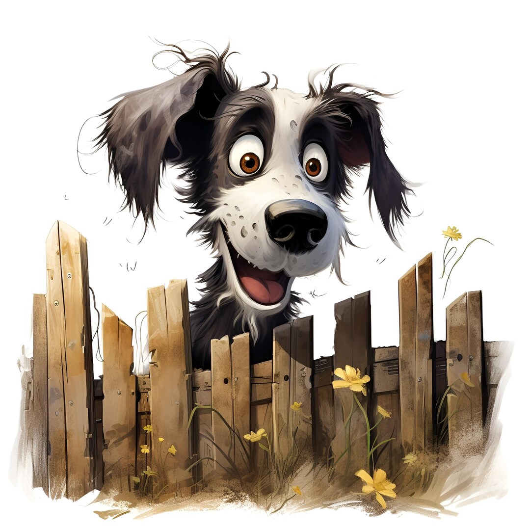 Funny Farm Dog Car Sticker Dog Sticker - Etsy