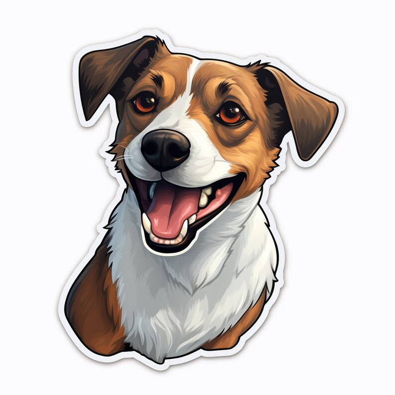 Jack Russell Terrier Car Decal Dog Sticker - Etsy
