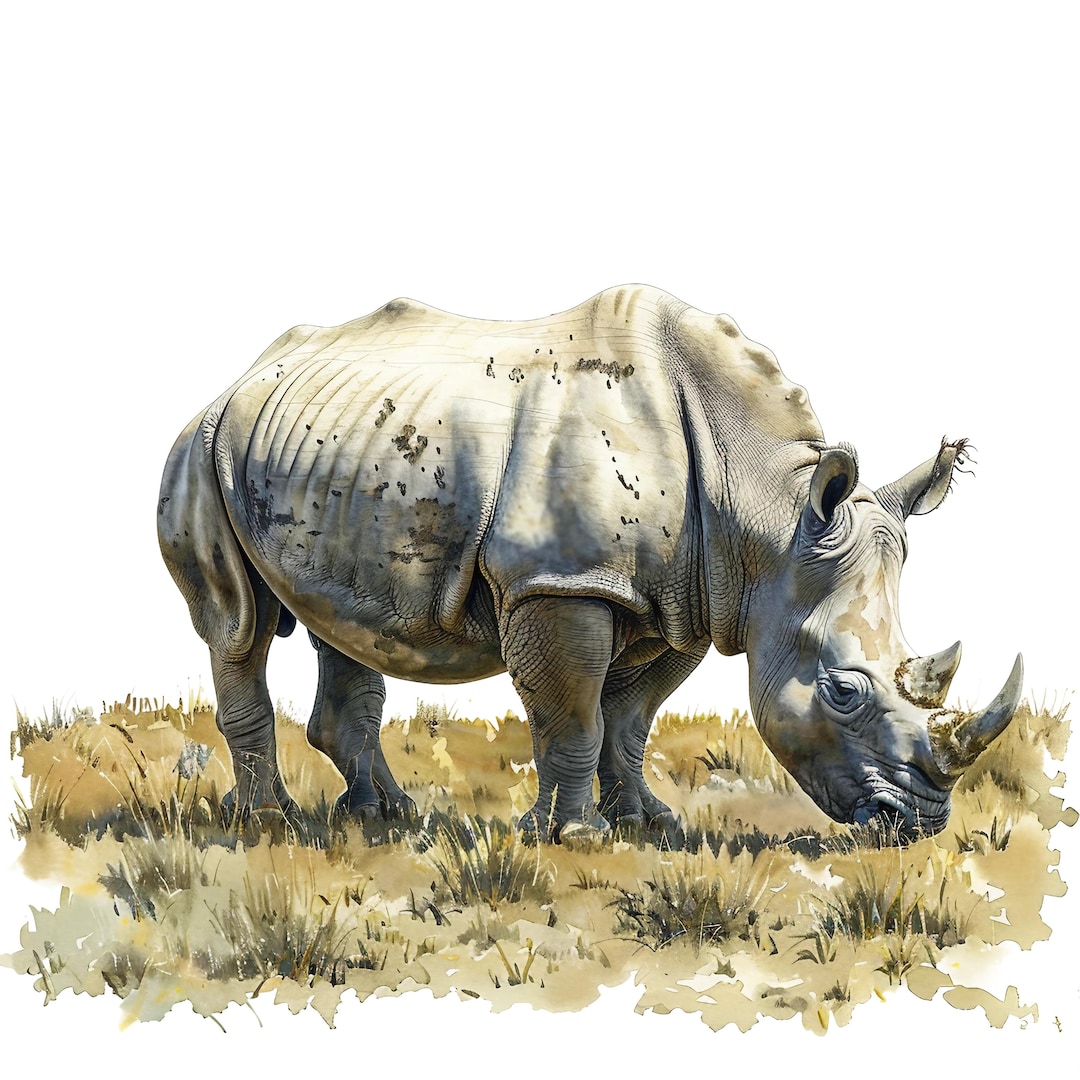 Rhinoceros Sticker Set Multipack 9 X 9 Cm Majestic Animal Car Stickers ...