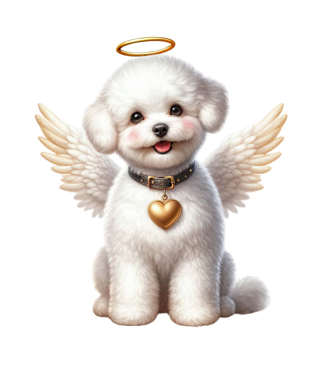 Cute Angel Dog Car Decal Dog Sticker - Etsy