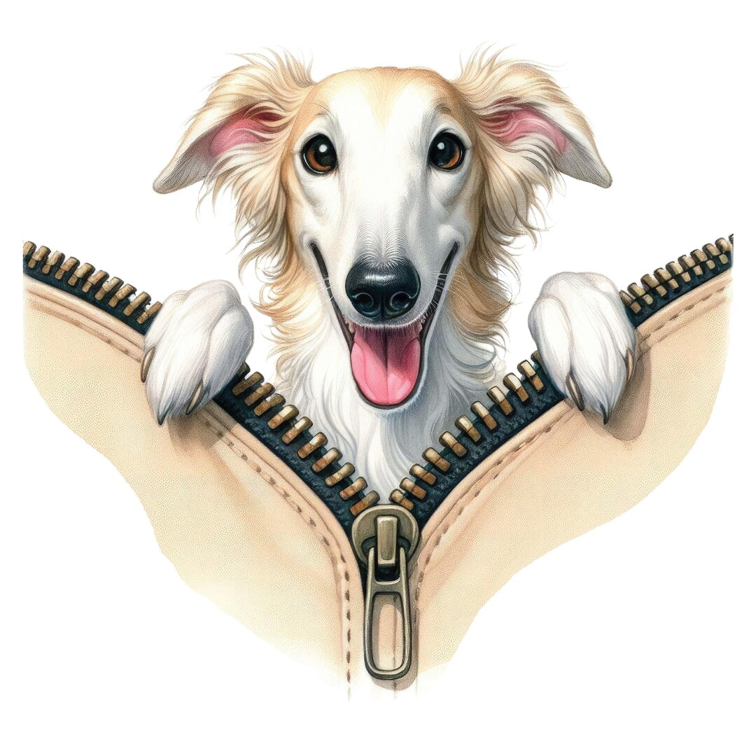 2x Adorable Zipper Dog Car Stickers – Weatherproof Dog Sticker for Car ...