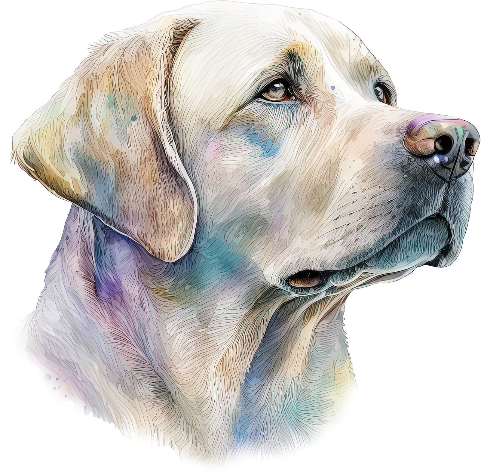 Labrador Retriever Car Sticker Dog Sticker - Etsy