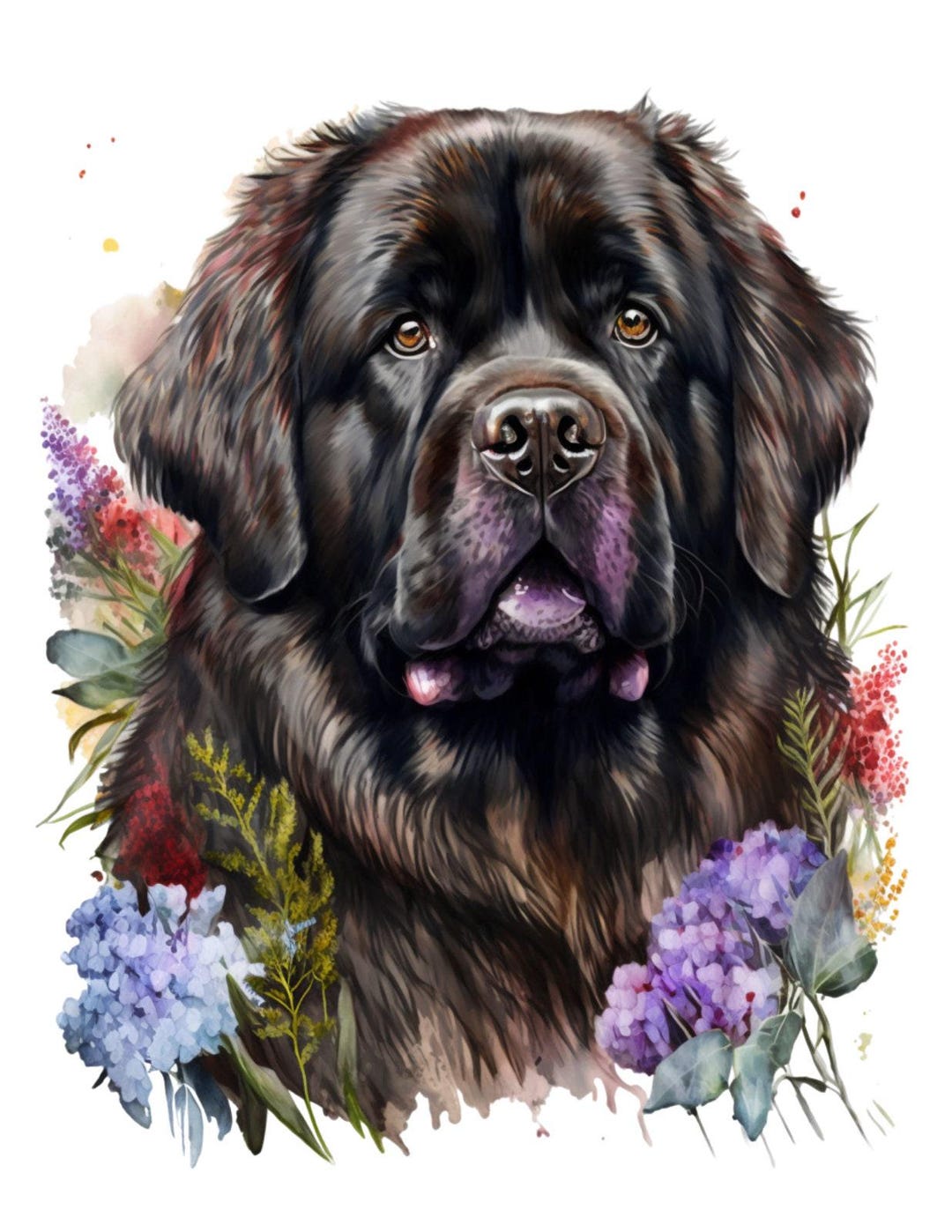 Newfoundland Car Sticker – Weatherproof Dog Sticker for Car Window ...