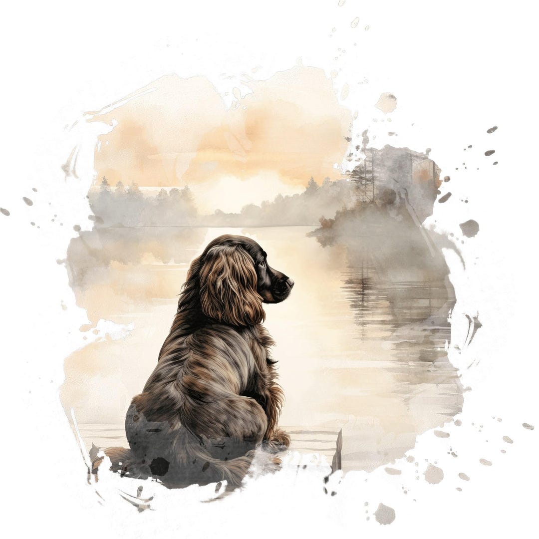 Cocker Spaniel Car Sticker – Weatherproof Dog Sticker for Car Window ...