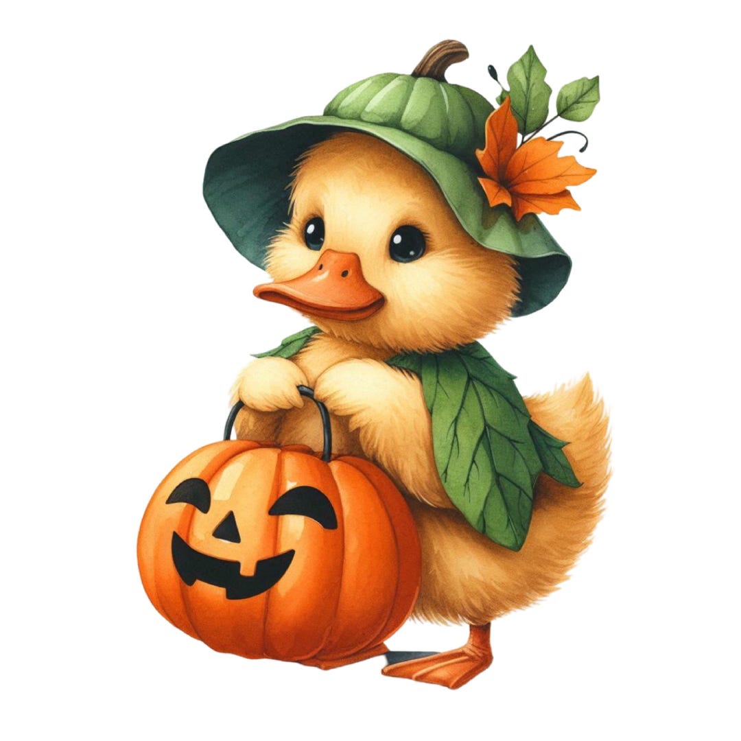 Spooky Goose Sticker Set 9 X 9 Cm – Pastel Chibi Goose Stickers – Funny ...