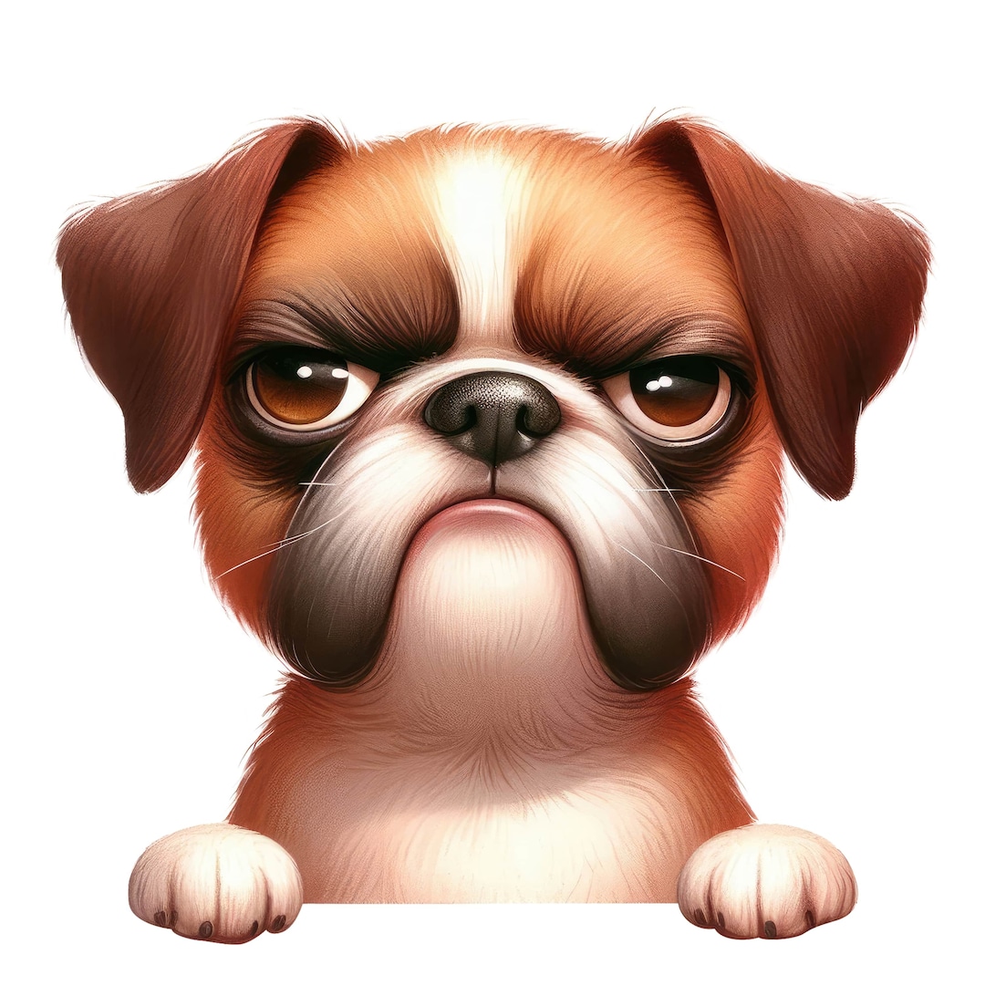 Funny Grumpy Dogs Car Stickers Dog Stickers - Etsy