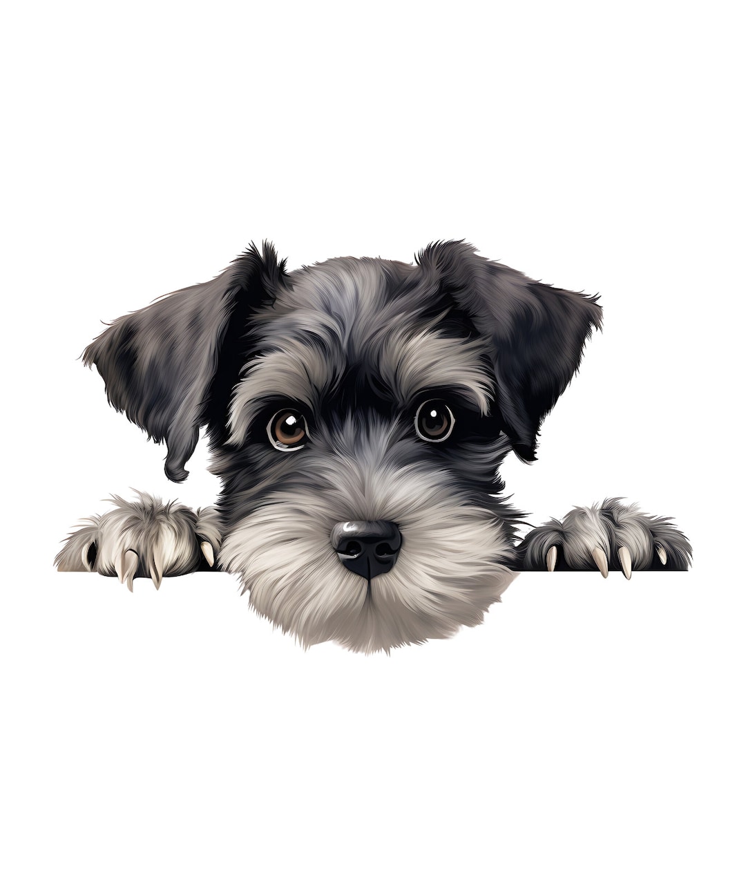 Miniature Schnauzer Car Sticker Dog Sticker - Etsy