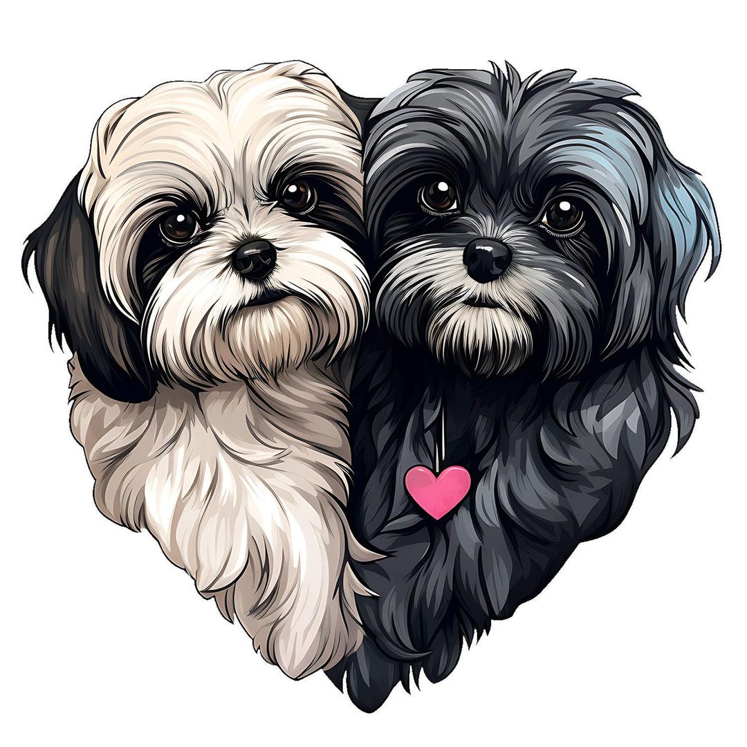 Shih Tzu Car Sticker – Weatherproof Dog Sticker for Car Window Laptop ...