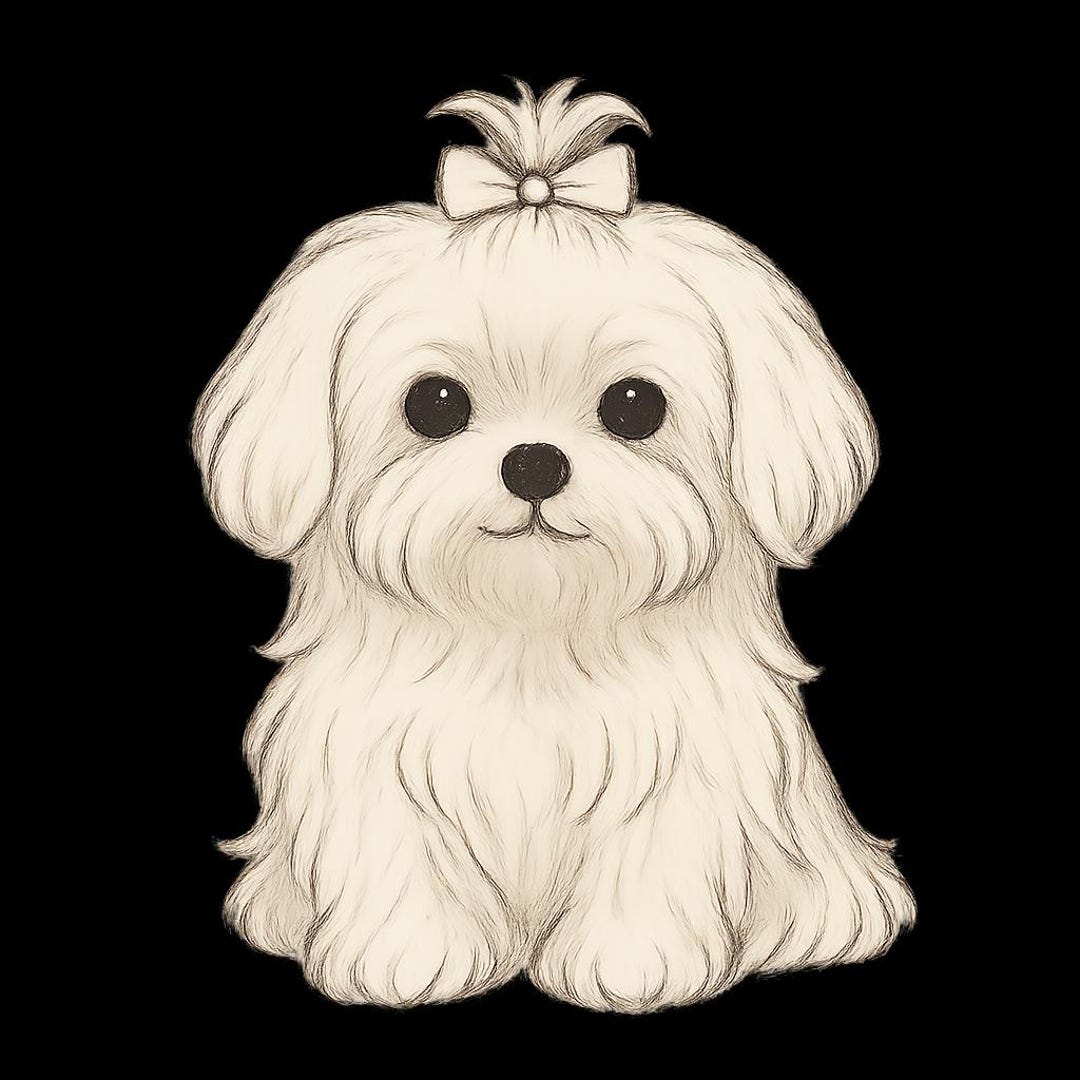 Sticker Maltese Dog Car Sticker Weatherproof Outdoor Vinyl Sticker ...