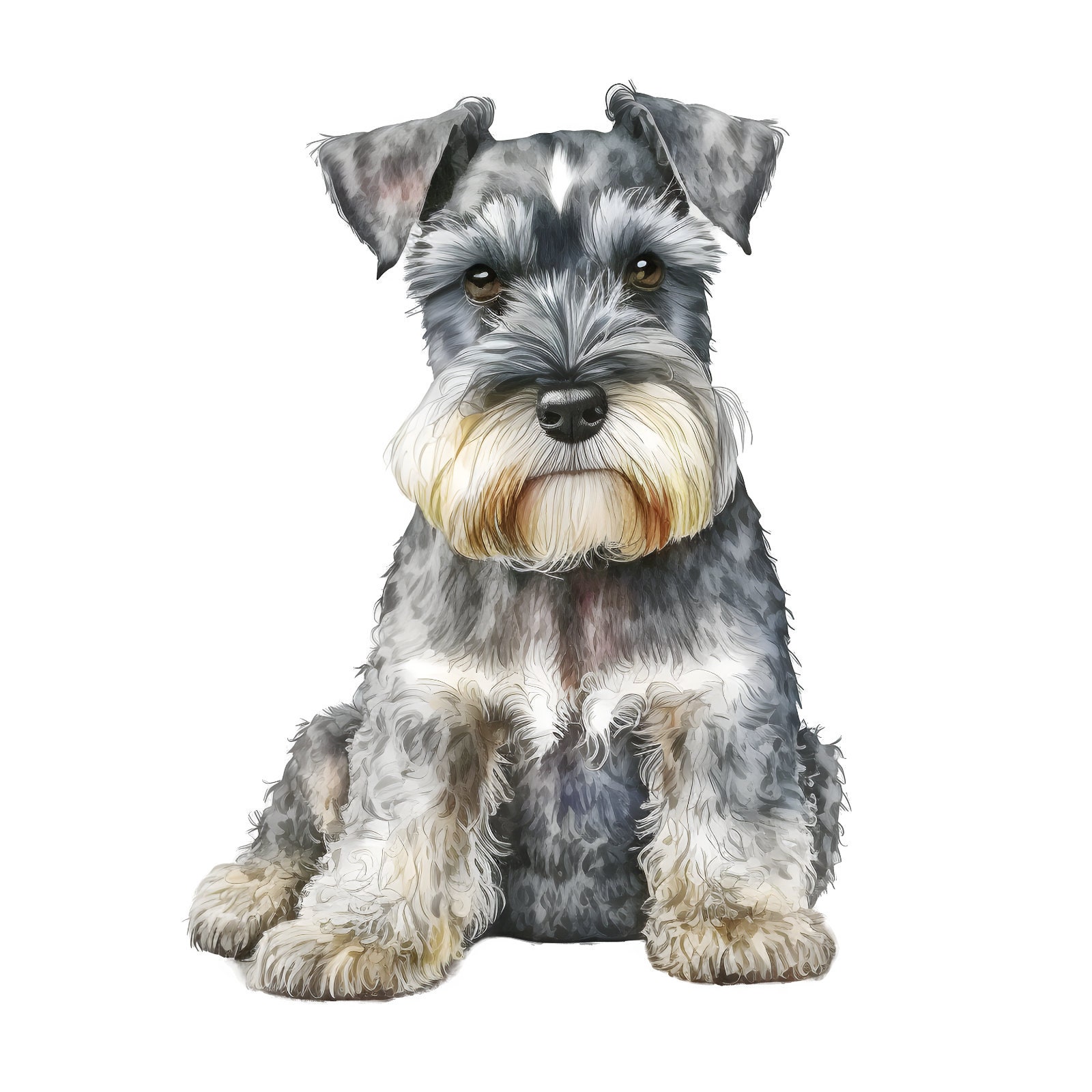 Miniature Schnauzer Car Sticker Dog Sticker - Etsy