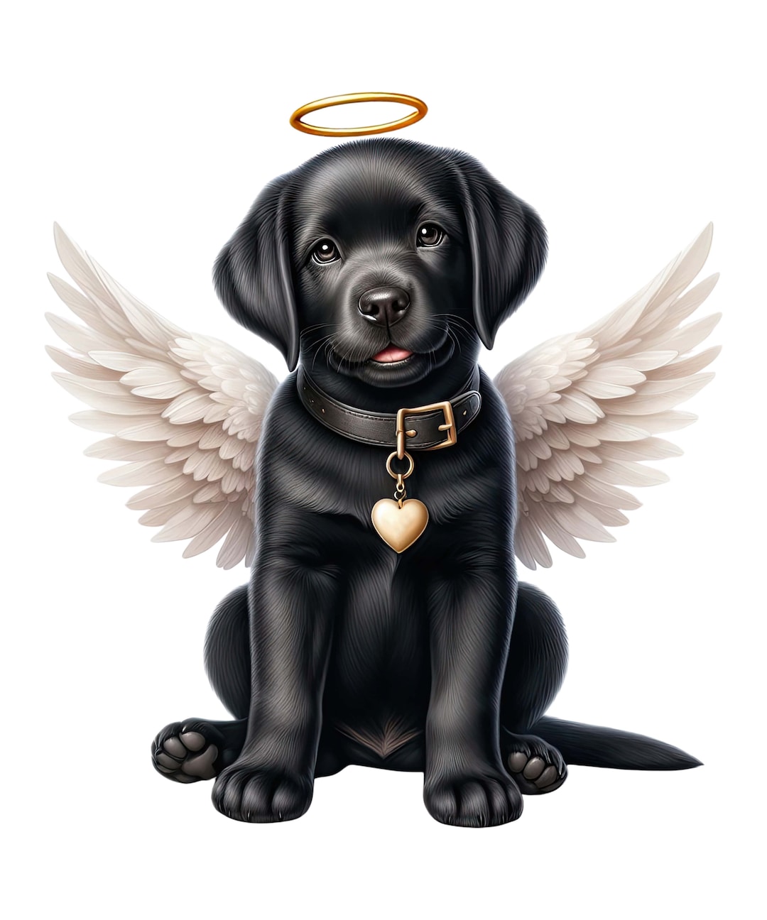 Cute Angel Dog Car Decal Dog Sticker - Etsy