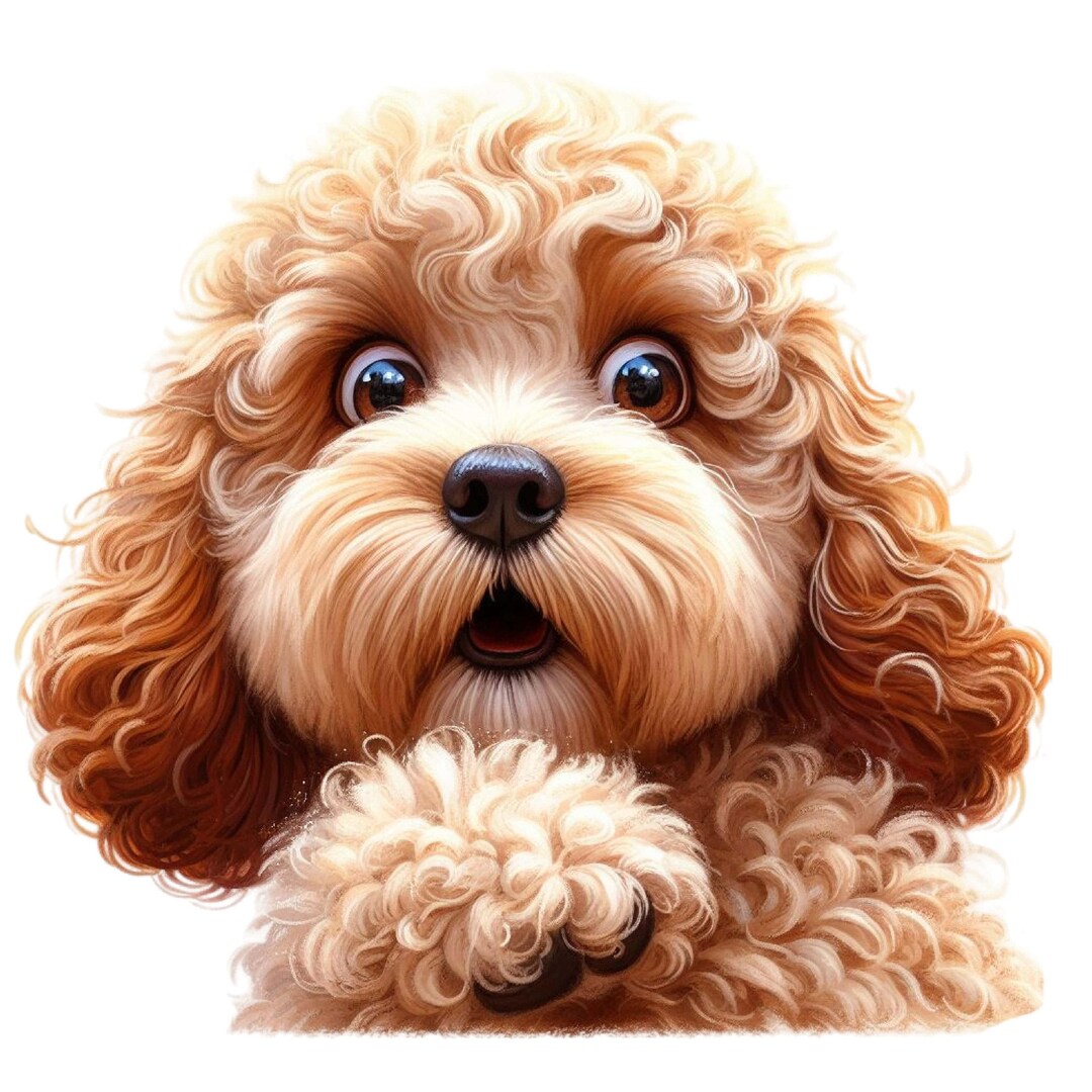 Cockapoo Dog Car Sticker – Weatherproof Dog Sticker for Car Window ...