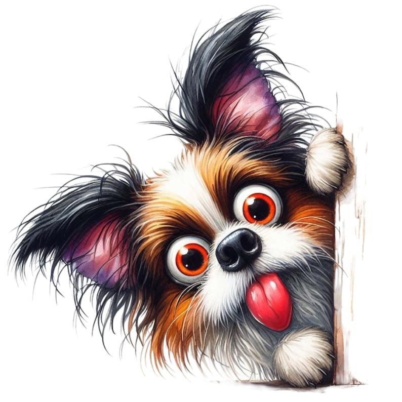 Funny Peeking Dog Car Decal Dog Sticker - Etsy UK