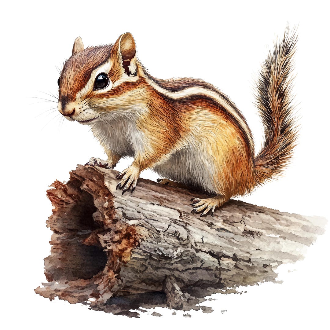 5X Chipmunk Stickers Car Decals Woodland Animal Cute Vinyl Waterproof ...