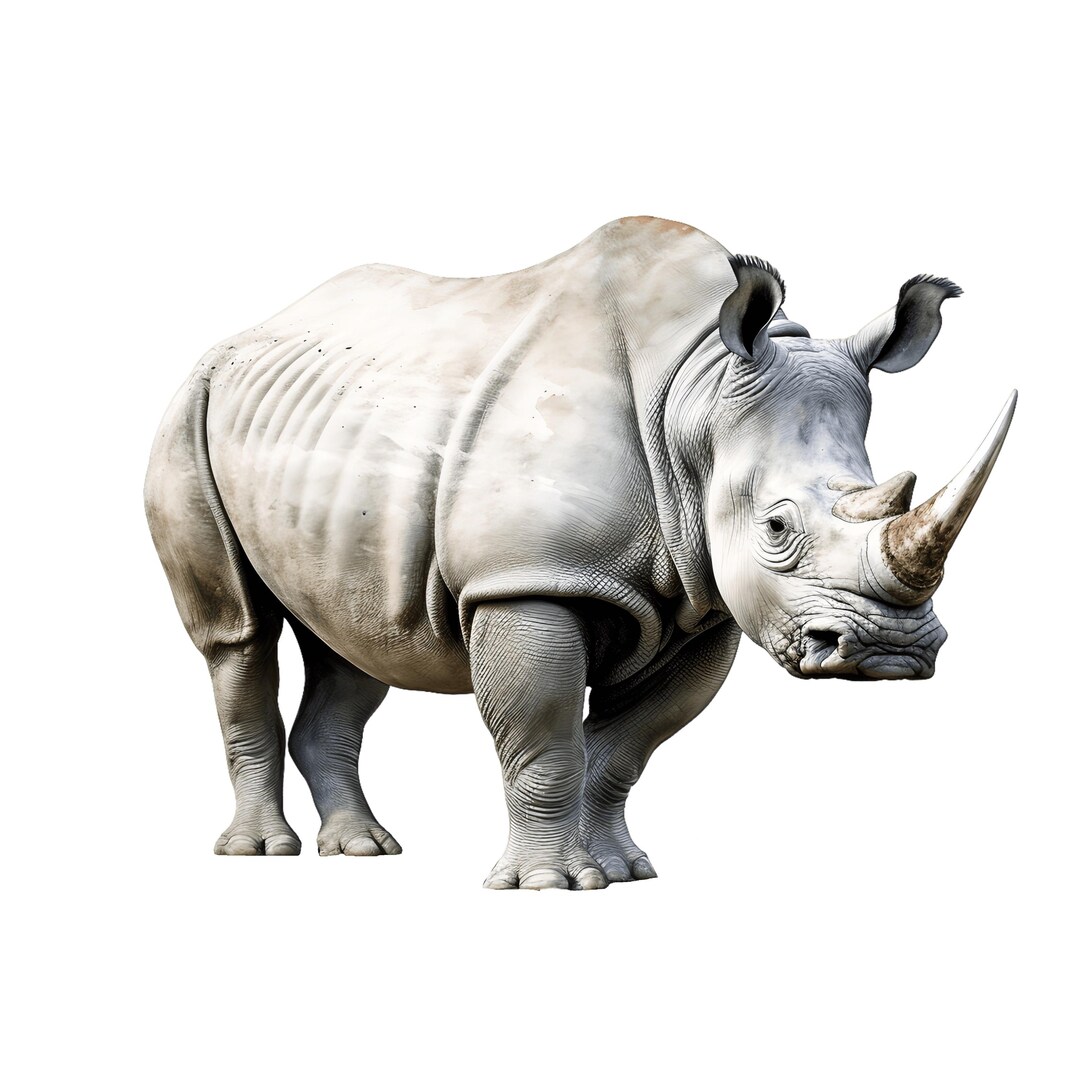 Rhinoceros Sticker Set Multipack 9 X 9 Cm Majestic Animal Car Stickers ...