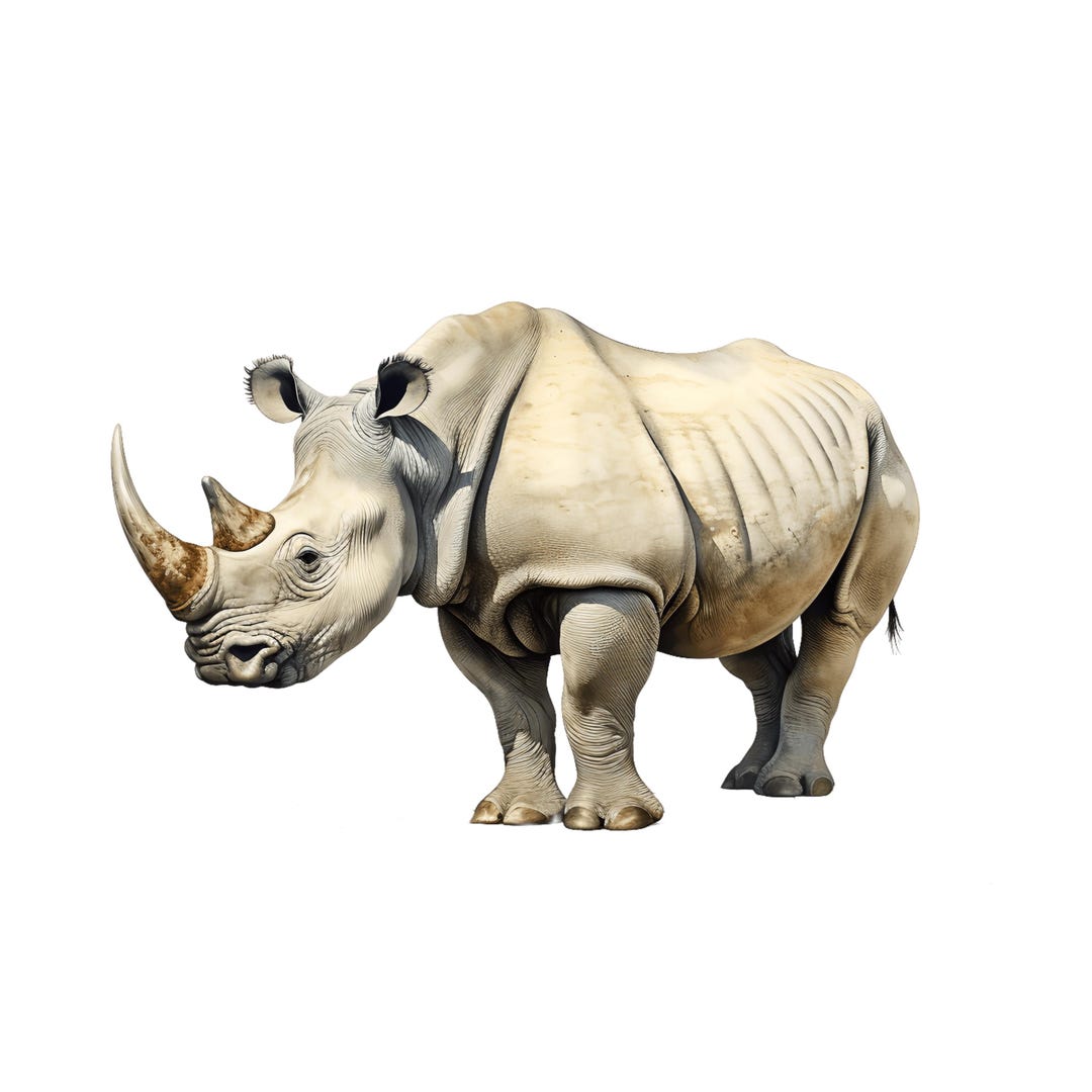 Rhinoceros Sticker Set Multipack 9 X 9 Cm Majestic Animal Car Stickers ...