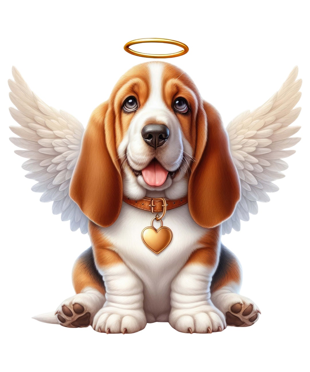 Cute Angel Dog Car Sticker Dog Sticker - Etsy