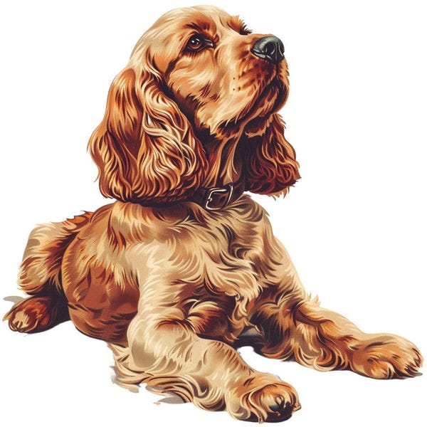 Cocker Spaniel Tattoo - Etsy UK