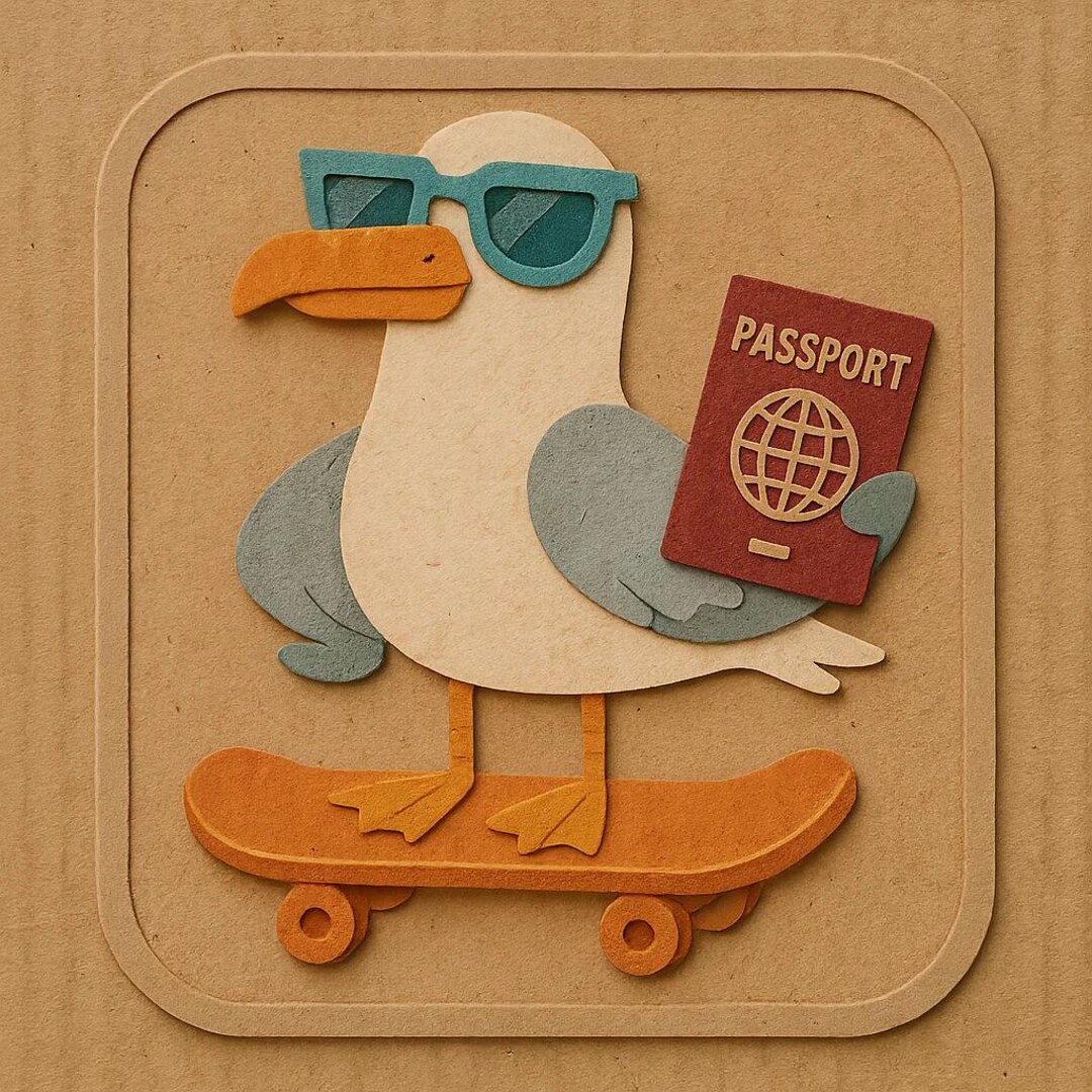 Seagull on Tour Sticker – Funny Car Sticker – Weatherproof, Cheeky ...