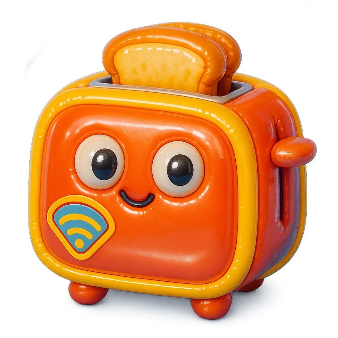 Smart Home Toaster Sticker | Funny Tech Sticker | Smart Gadget Nerd ...