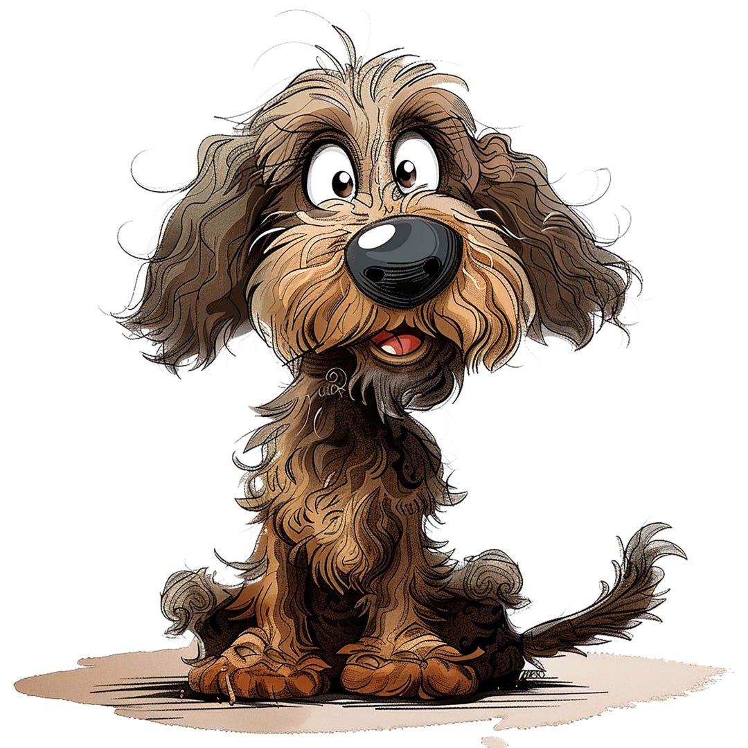 Cockapoo Dog Car Sticker – Weatherproof Dog Sticker for Car Window ...