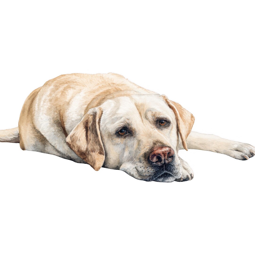4x Labrador Retriever Sticker Set, 4 Pieces, Dog Car Stickers ...
