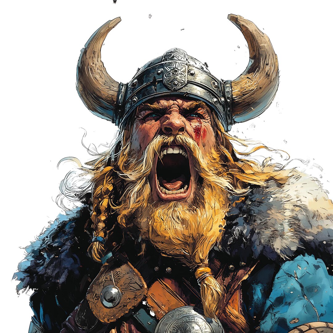 4x Viking Stickers Noordse Krijger Autostickers Vinyl Waterdichte Helm ...