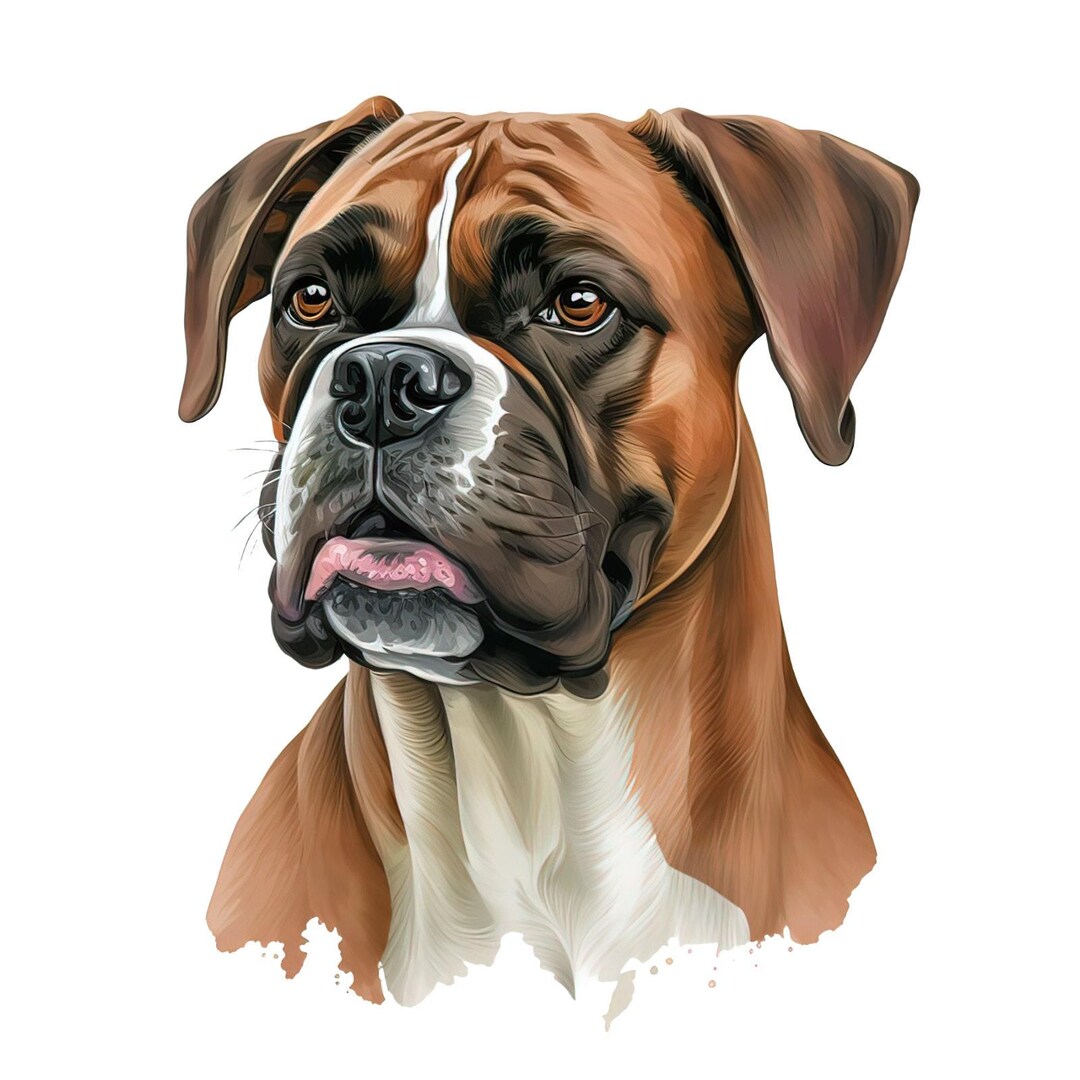 German Boxer Car Sticker – Weatherproof Dog Sticker for Car Window ...