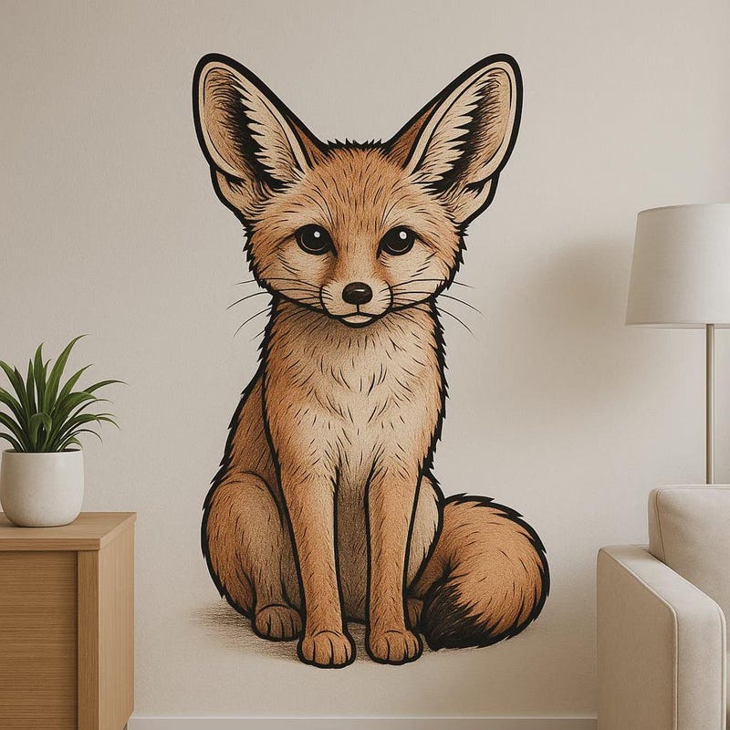 Fennec Decal - Etsy