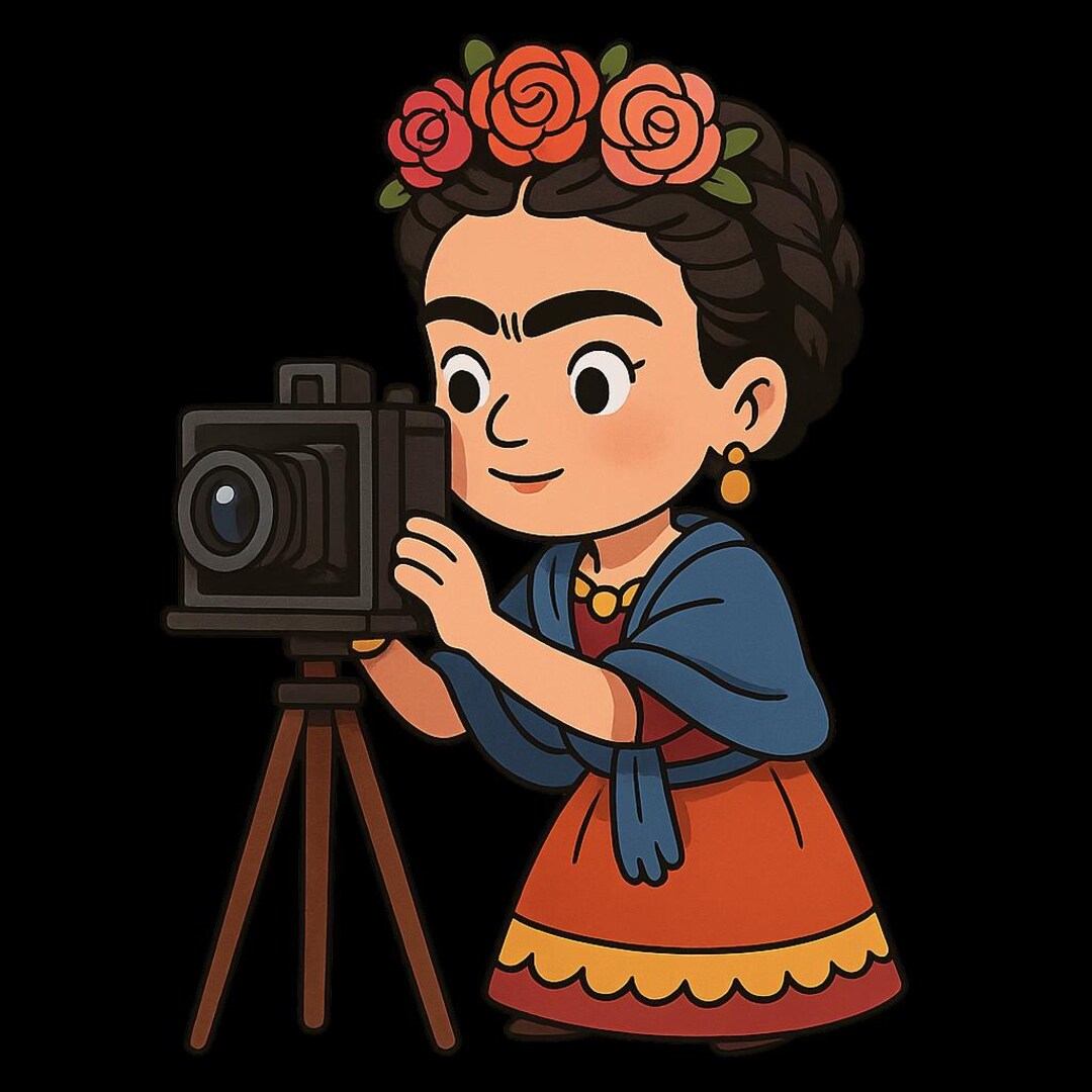 Sticker Frida Kahlo Taking Photos Car Sticker Weatherproof Outdoor ...
