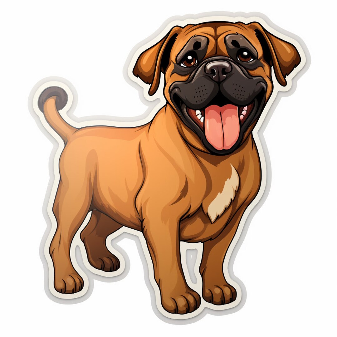 Boerboel Car Sticker Dog Sticker - Etsy