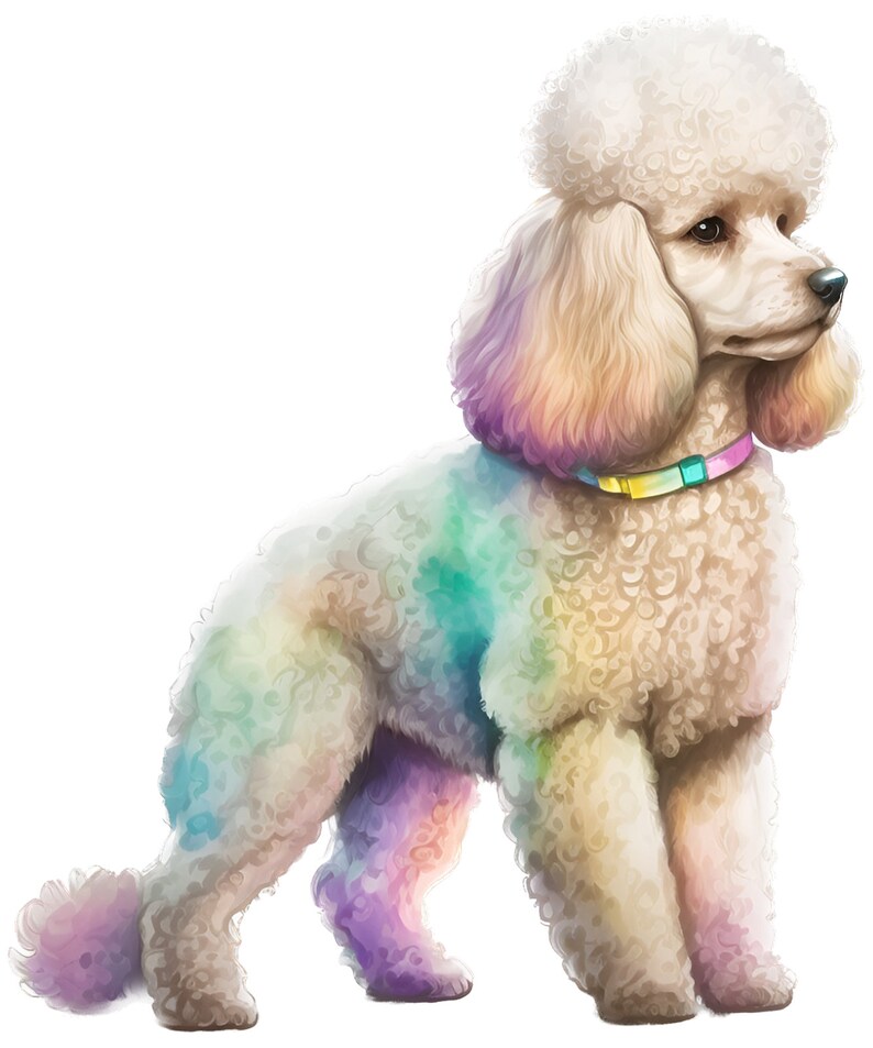 Poodle Car Decal Dog Sticker - Etsy