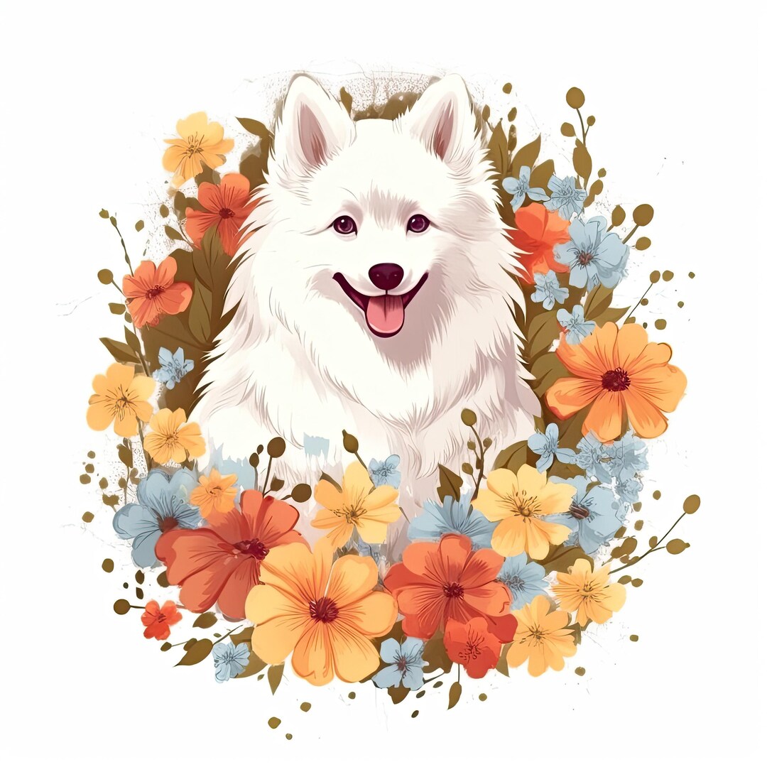 Japanese Spitz Car Sticker – Weatherproof Dog Sticker for Car Window ...