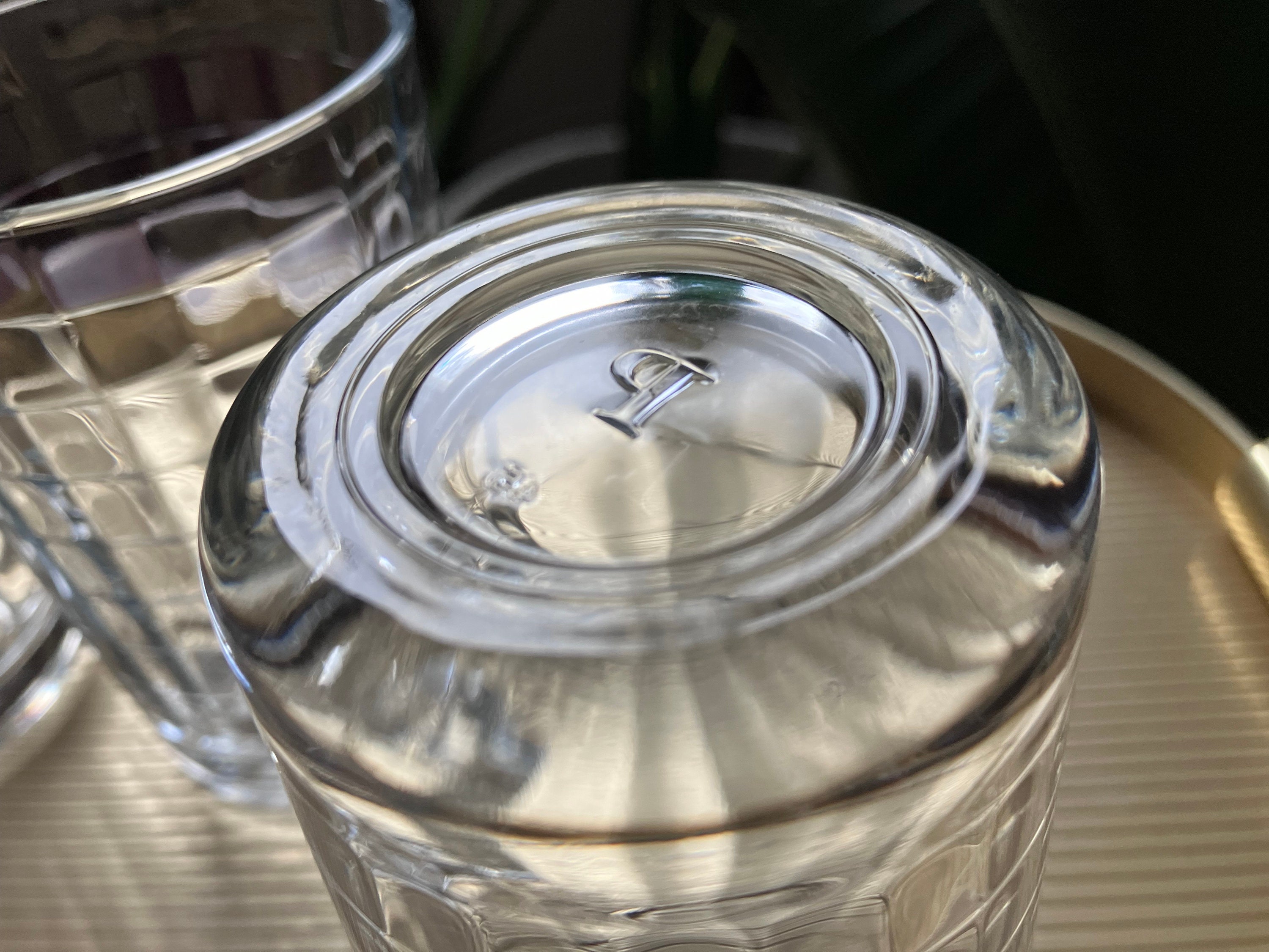 Vintage 1990s Pasabahce Clear Block Optic Cooler Scotch or Juice ...