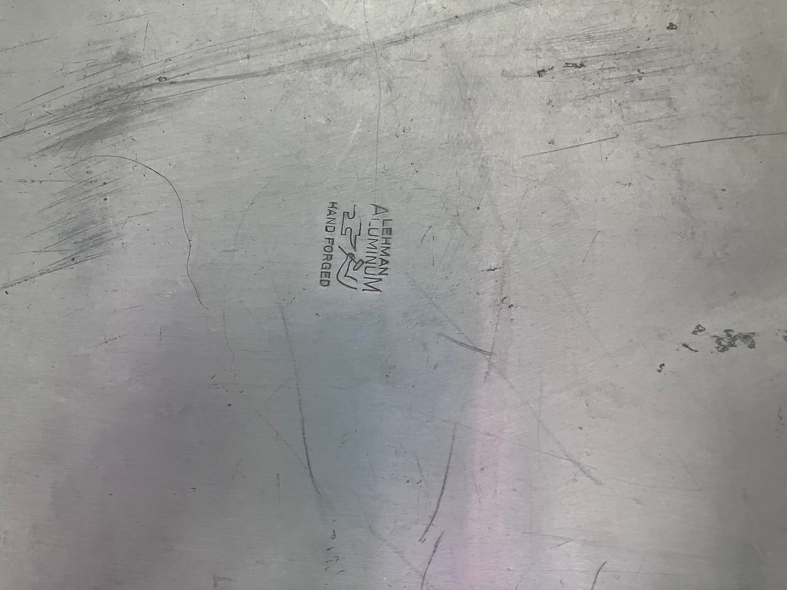 Vintage 1940s Hand-forged Aluminum Metal Tray With Etched Daisy Design ...