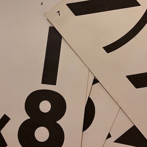 Vintage 1970s Math Flash Cards: Multiplication & Division, Chunky ...