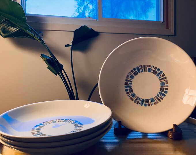 Vintage Canonsburg Atomic Bowls: 1960s Googie Temporama Pottery (set of ...