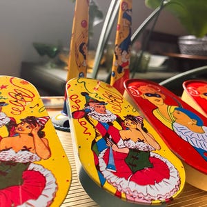 Vintage Tin Metal Noise Maker 1950s Party Favor Masked Dancers New ...