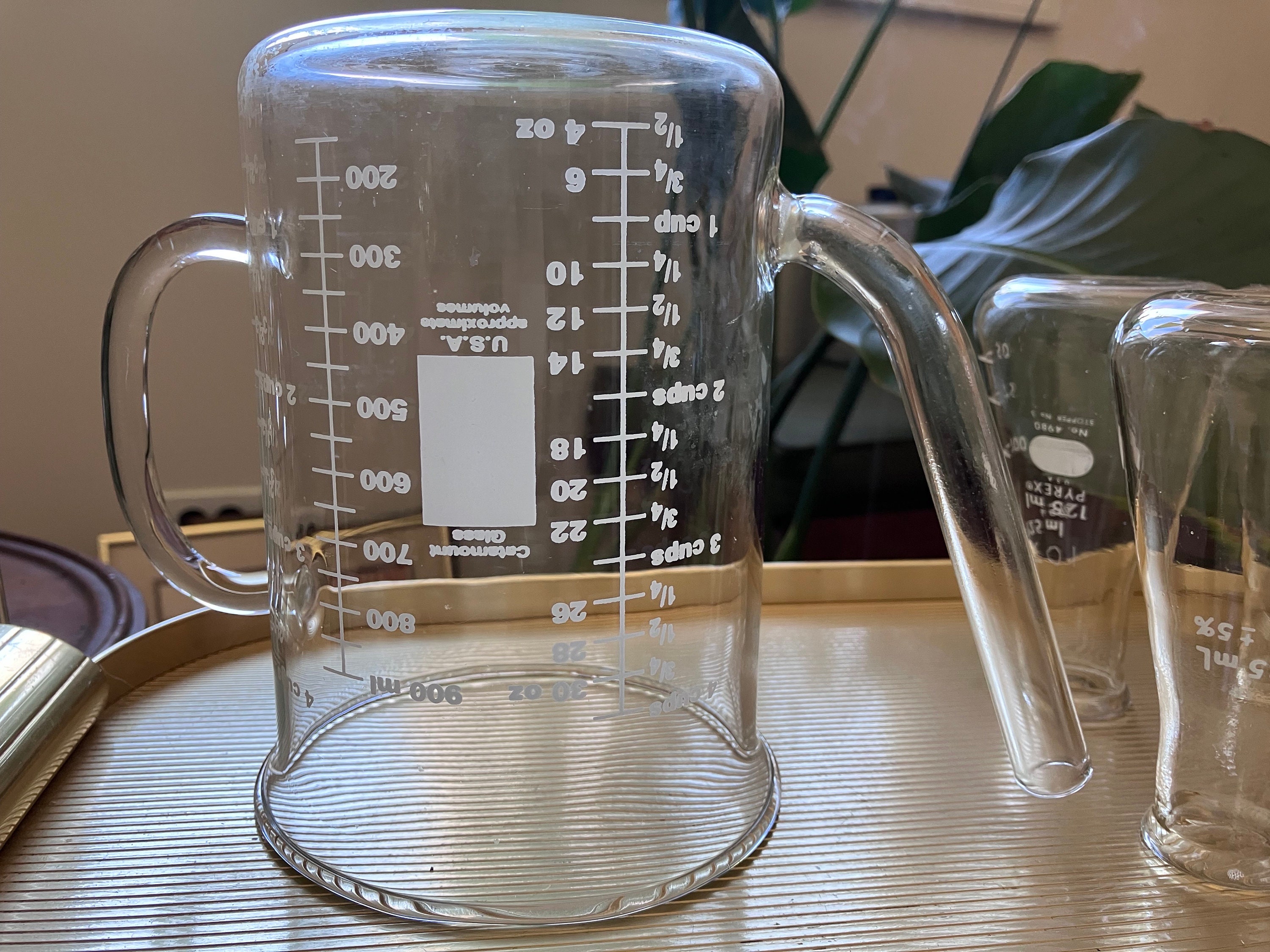 Vintage Pyrex 125 ML Erlenmeyer Conical Chemistry Flasks No. 4980 ...