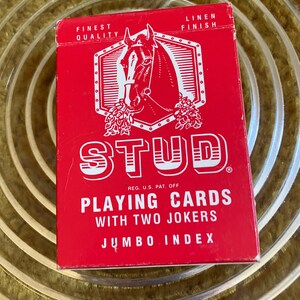 Vintage stud Walgreens Playing Cards With Linen Finish, Poker Size, Two ...