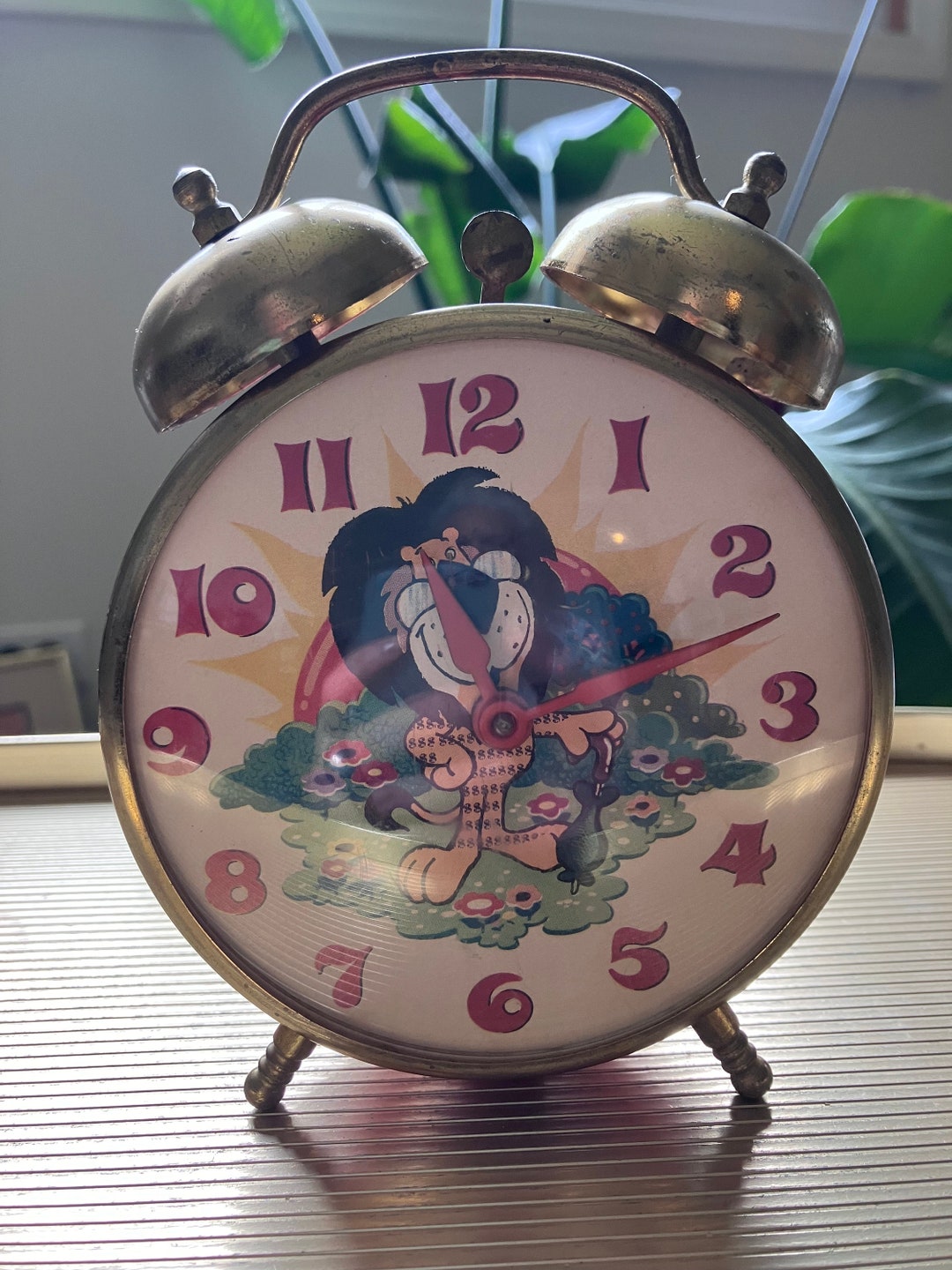 Vintage 1970s Hubert Lion Alarm Clock: Harris Bank Retro Decor - Etsy