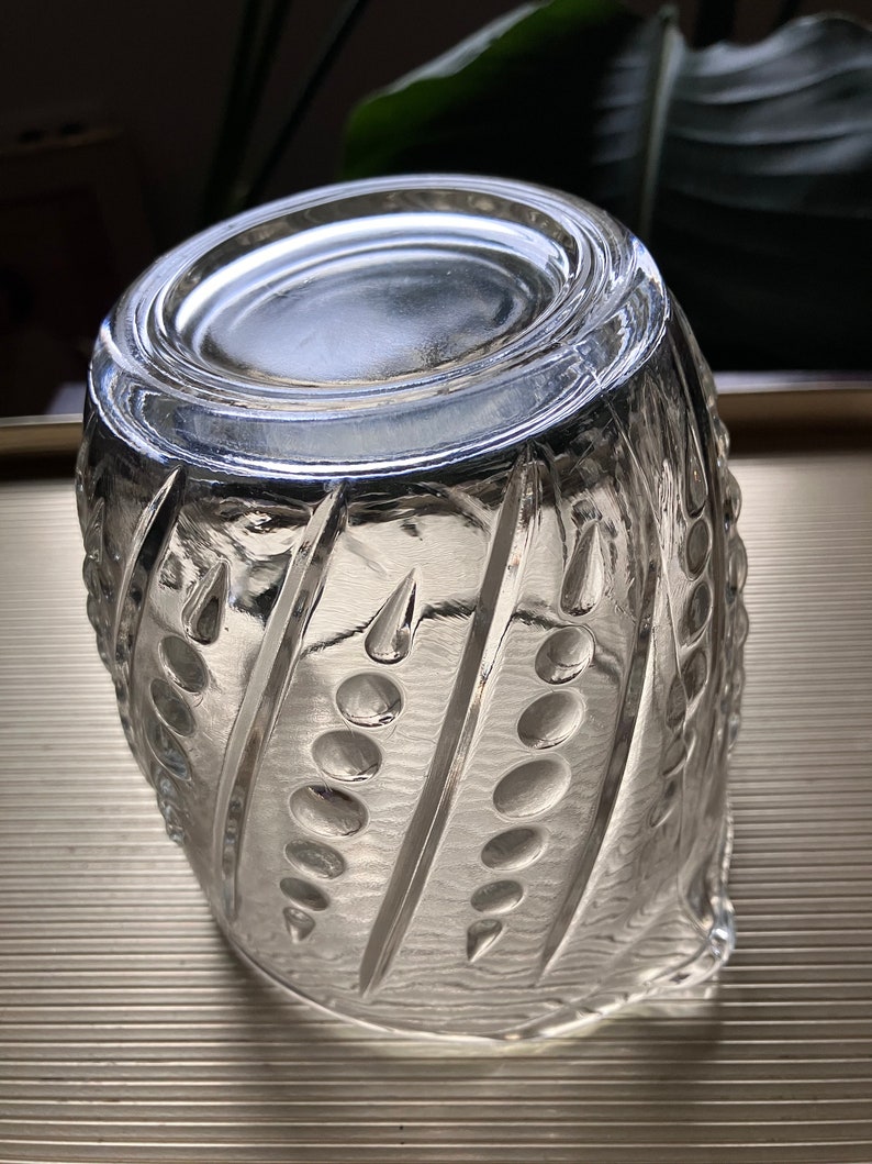 Precious “dot and Line” Milk Pitcher Embossed Pressed Glass, 1930s - Etsy