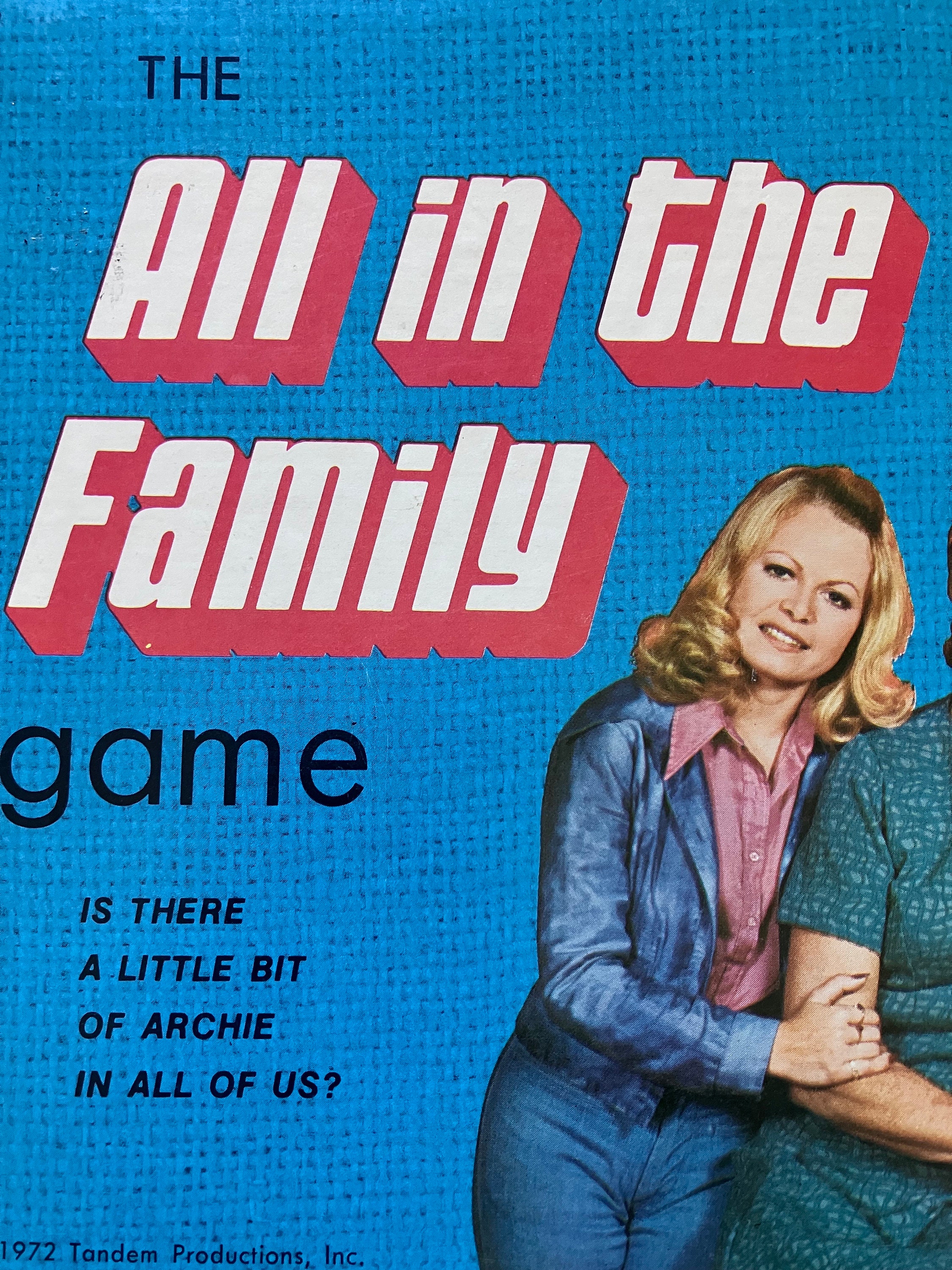 Vintage all in the Family TV Show Board Game Complete With Card Sleeves ...