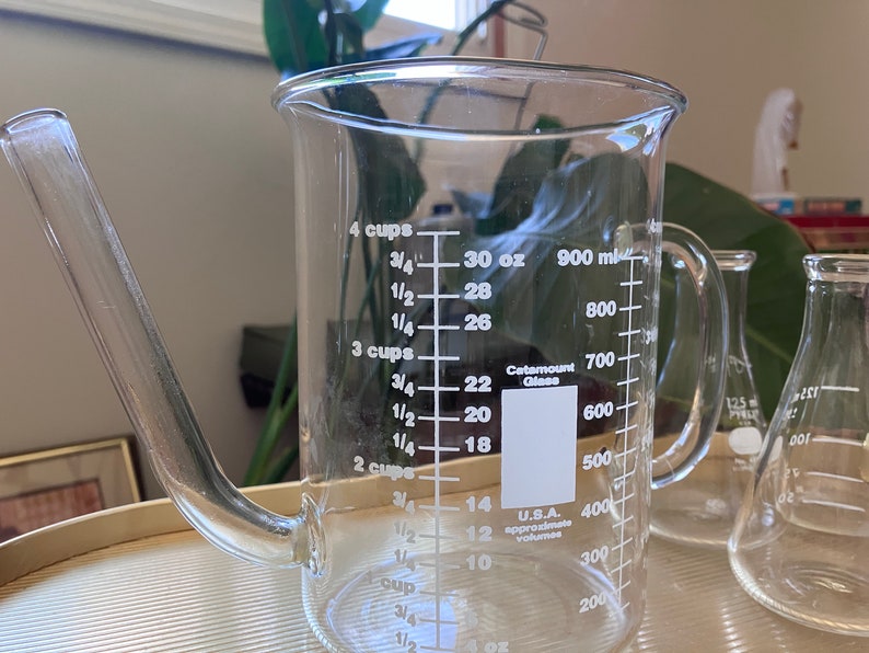 Vintage Pyrex 125 ML Erlenmeyer Conical Chemistry Flasks No. 4980 ...