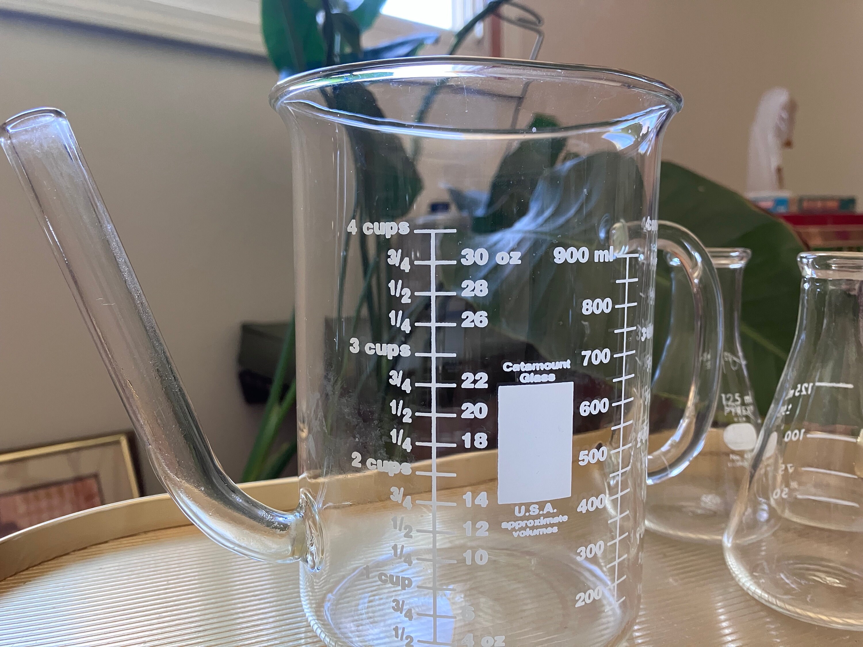 Vintage Pyrex 125 ML Erlenmeyer Conical Chemistry Flasks No. 4980 ...