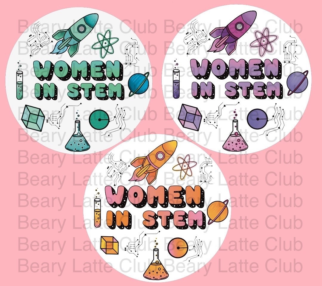 Women in Stem Sticker, Feminism Sticker, Water Bottle Sticker, Laptop ...